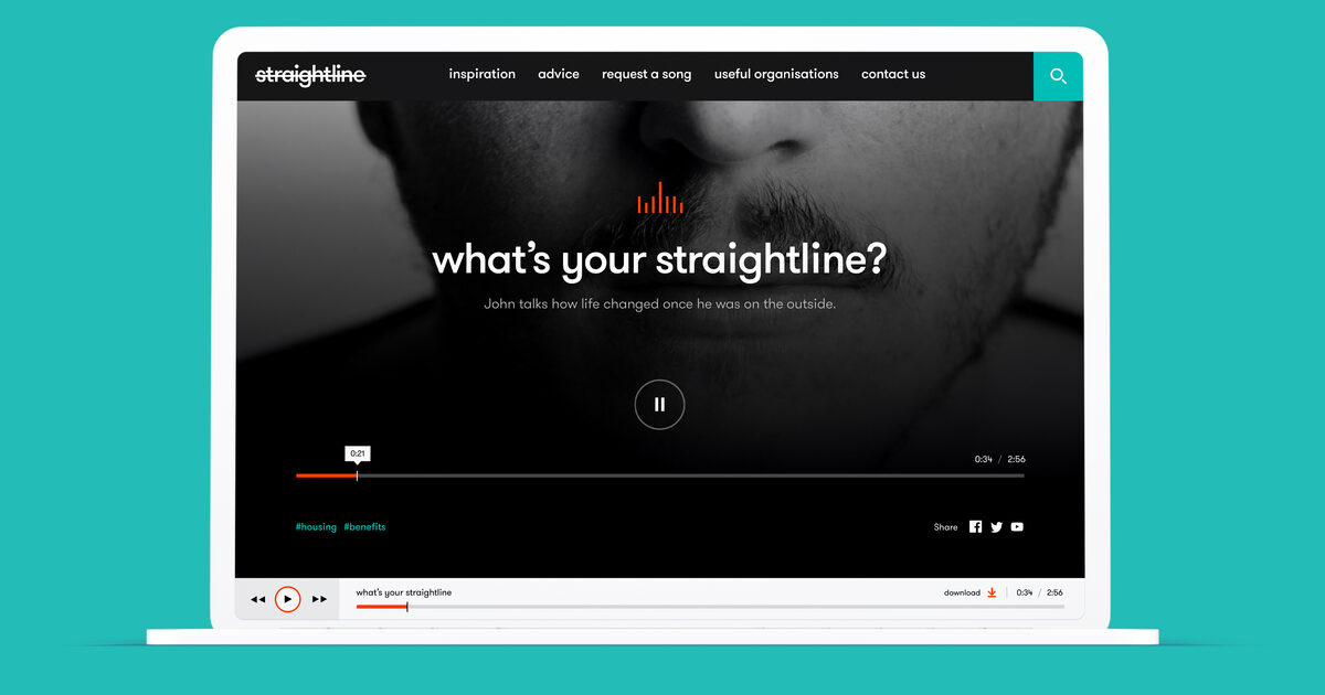 Website design and development for Straightline | Mud